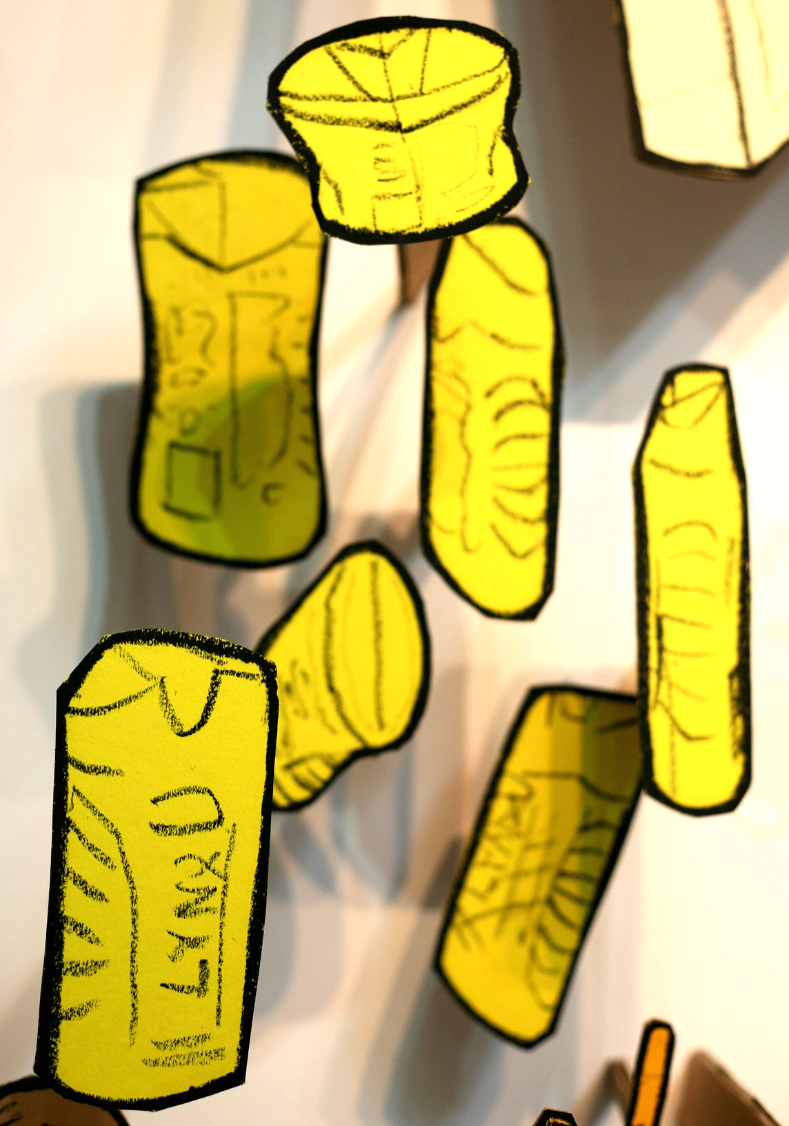 Drawings of a bottle of Lynx shower gel. - Art by Paul Doeman